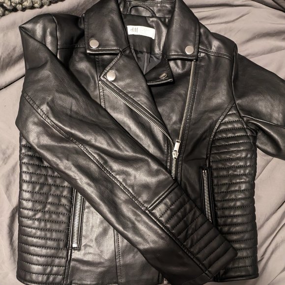 H&M | Jackets & Coats | Youth Leather Jacket | Poshmark